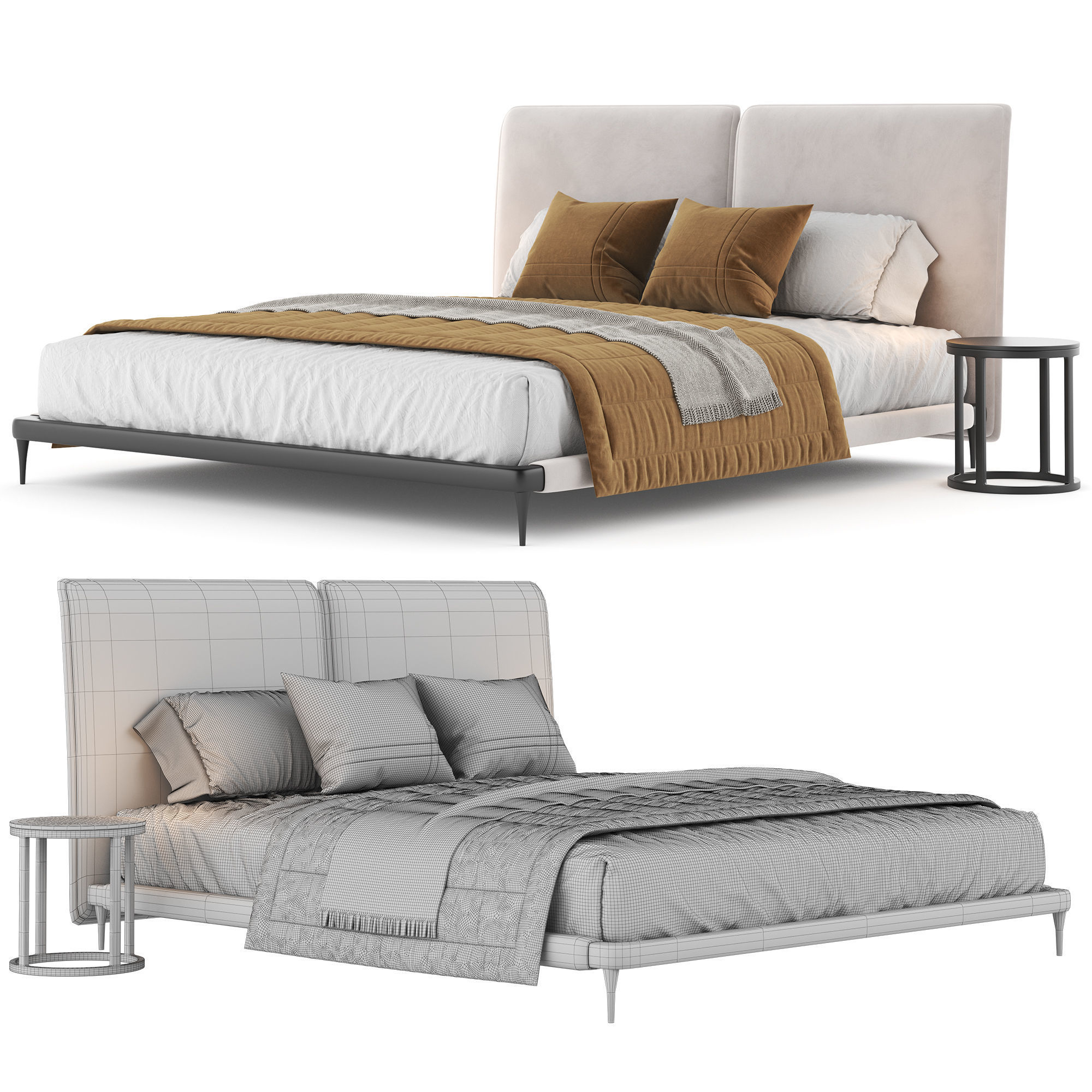 Ditre italia ADA Bed 3D model | CGTrader