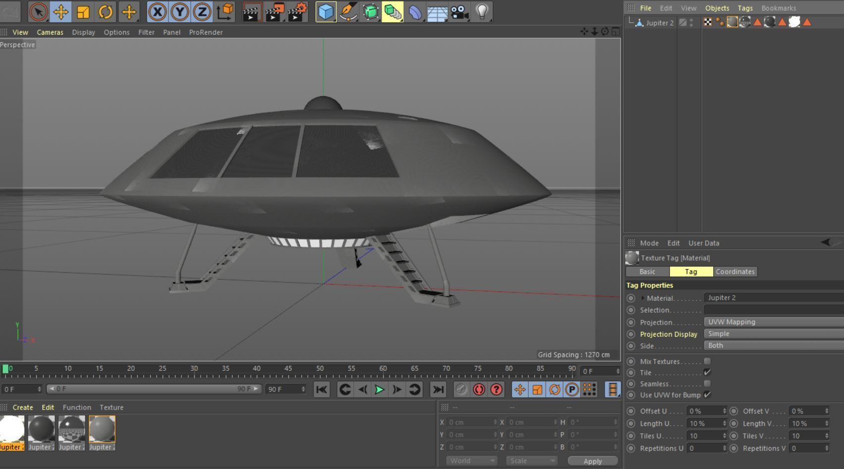 Jupiter 2 spaceship 3D model | CGTrader