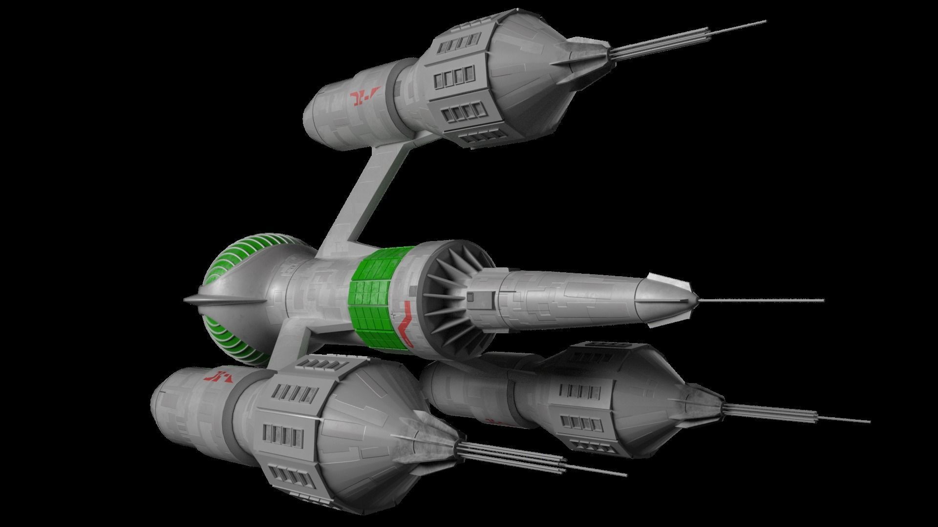 Liberator spaceship 3D model | CGTrader