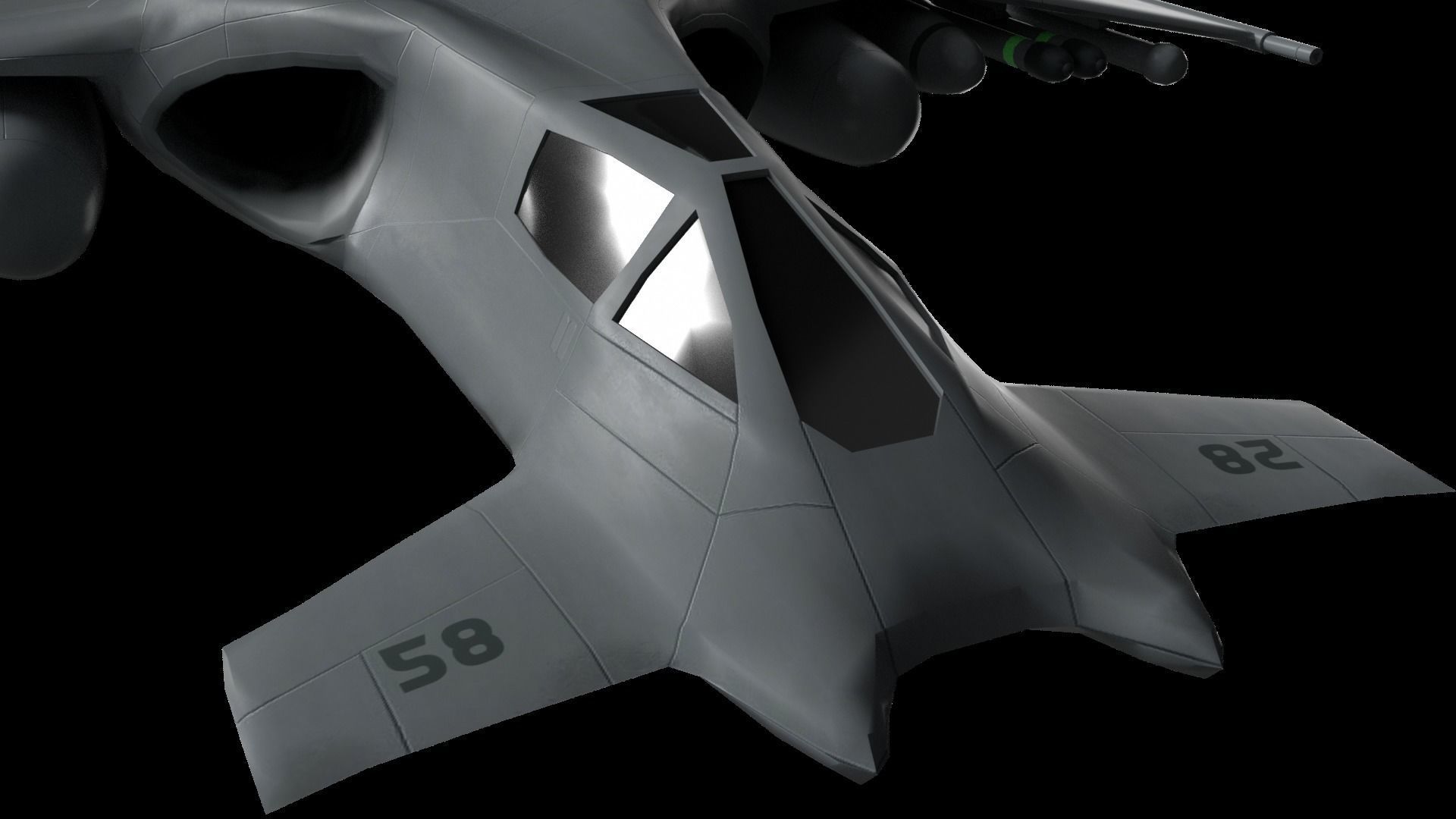 SA-43 Hammerhead spaceship 3D model | CGTrader