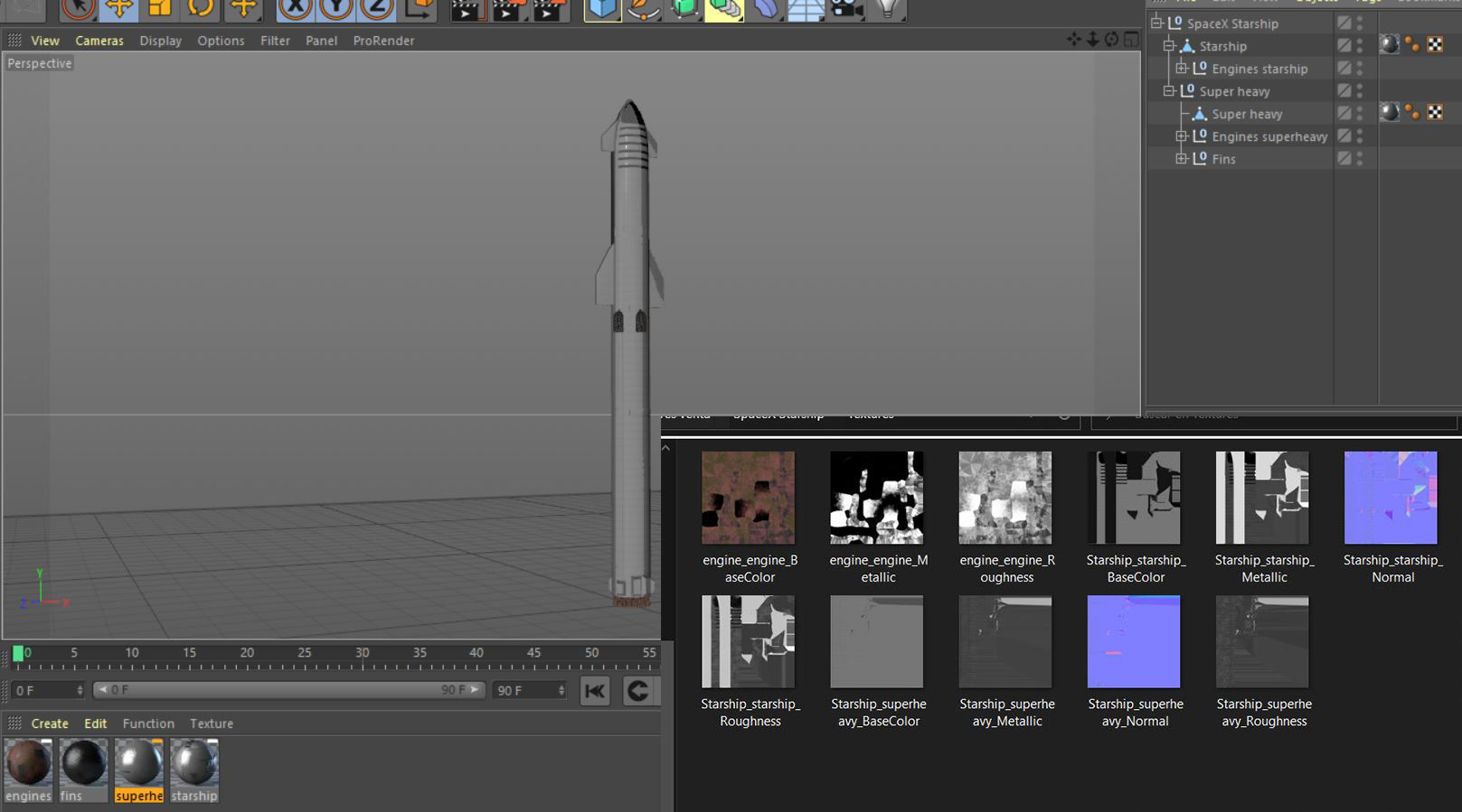 Starship Superheavy Rocket 3D model | CGTrader