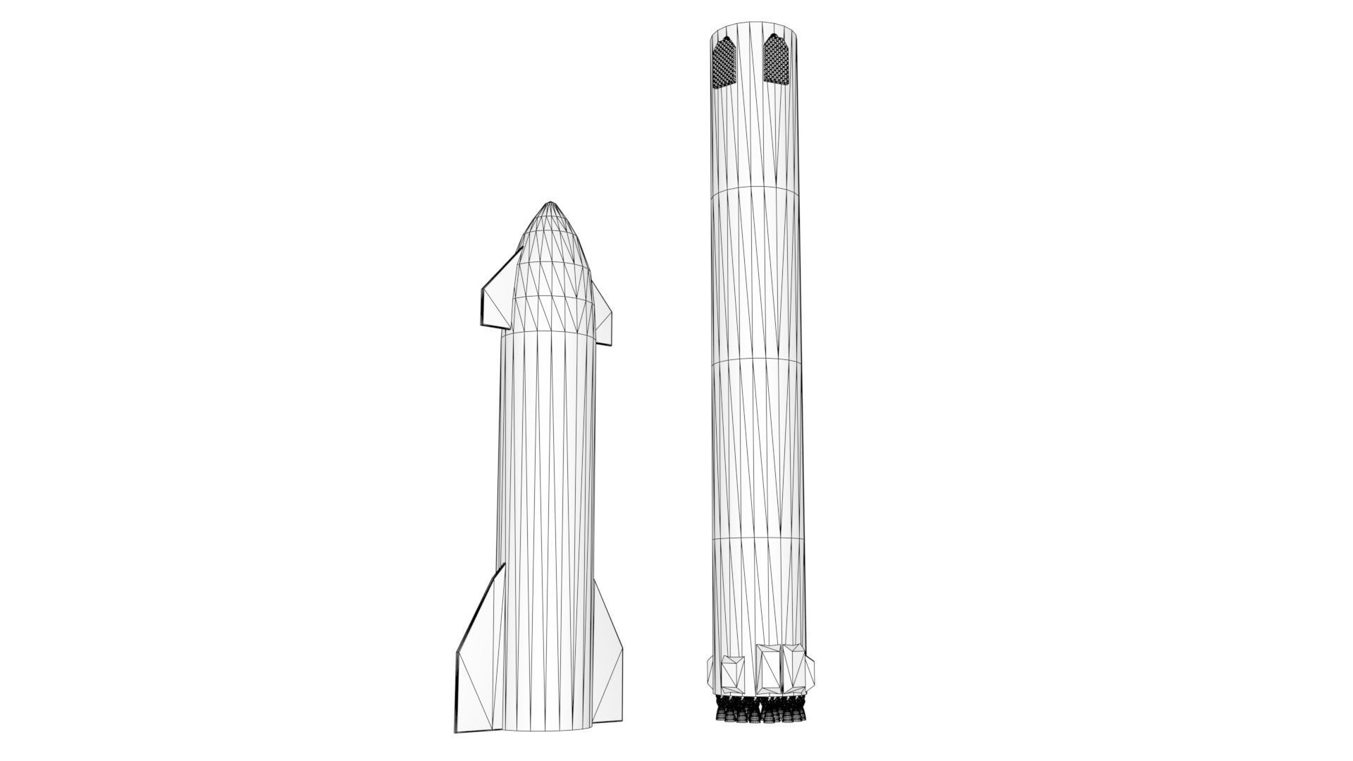 Starship Superheavy Rocket 3D model | CGTrader