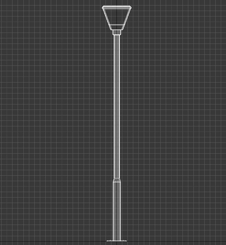 Outdoor lamp post solar 3D model | CGTrader