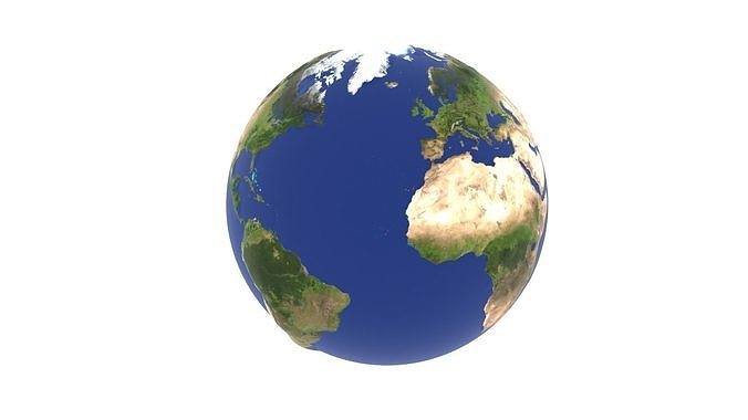 3D model Earth globe VR / AR / low-poly | CGTrader