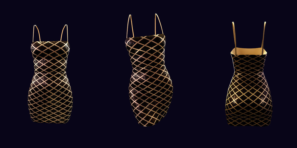 7 Prom Dresses Vol1 3D model | CGTrader