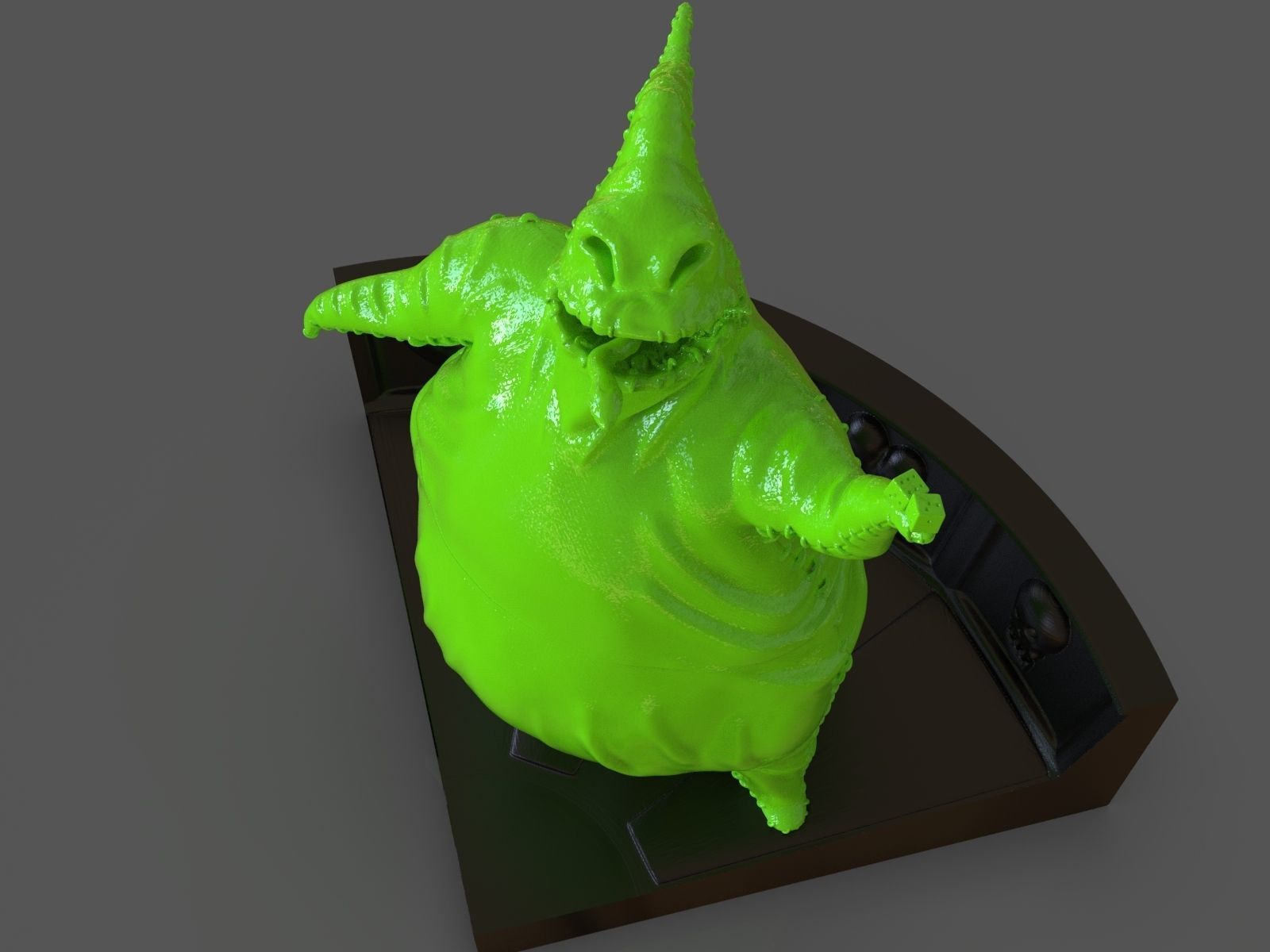 Oogie boogie sculpture 3D model 3D printable | CGTrader