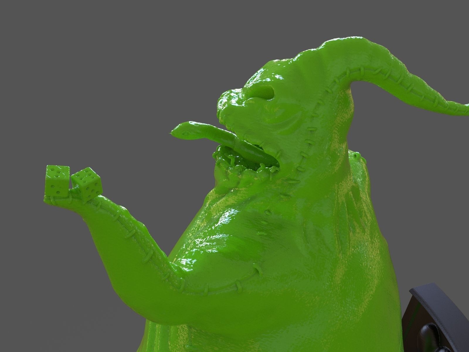 Oogie boogie sculpture 3D model 3D printable | CGTrader