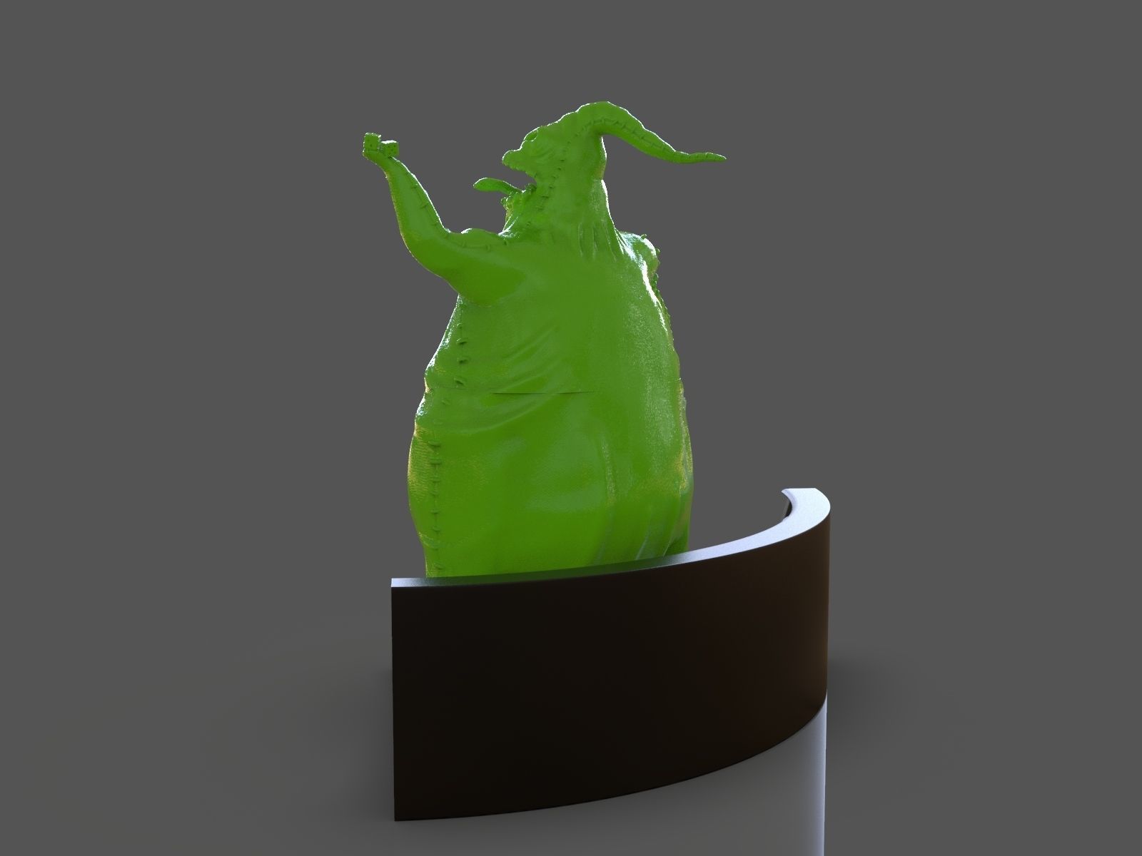 Oogie boogie sculpture 3D model 3D printable | CGTrader