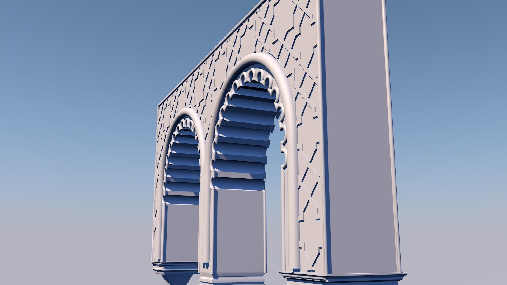 Islamic Arch 3D model | CGTrader