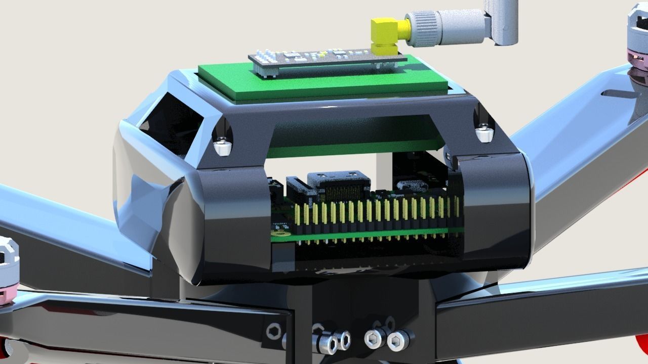 Raspberri Pi Drone 3D model | CGTrader