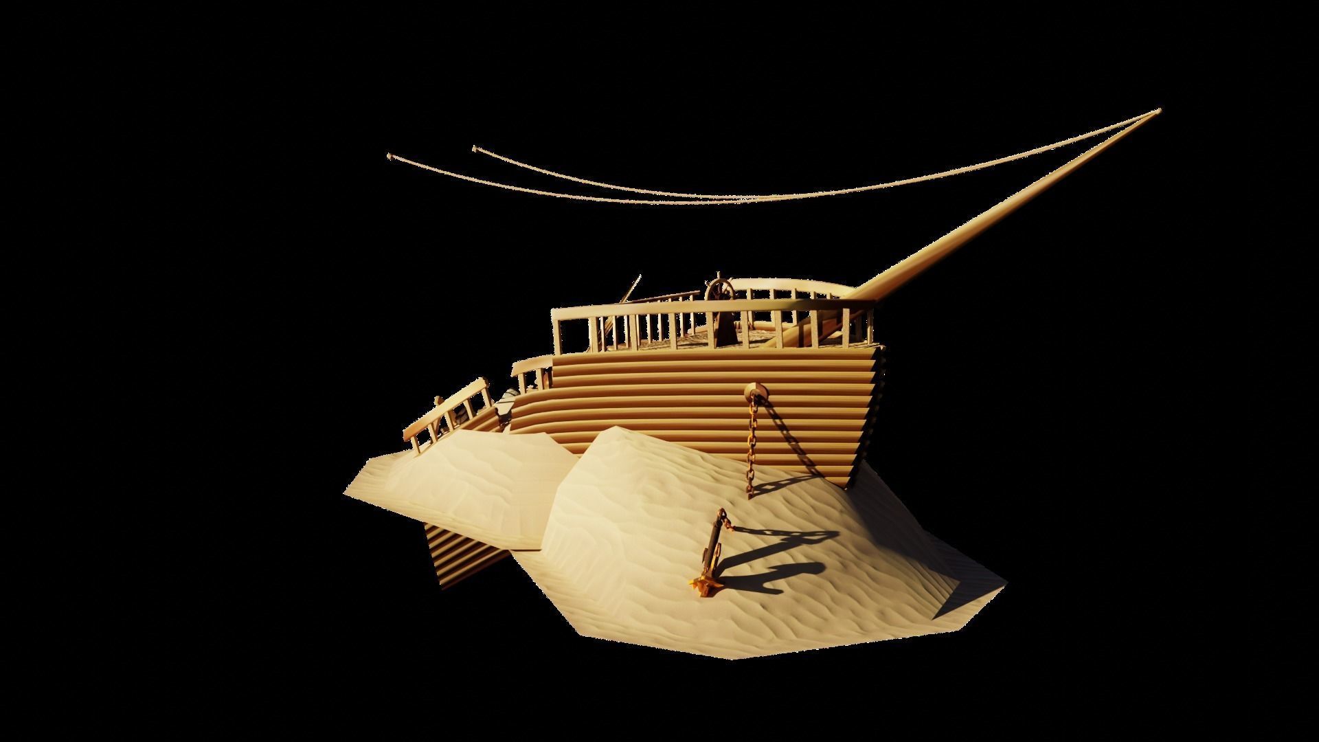 Shipwreck Model 3D model | CGTrader