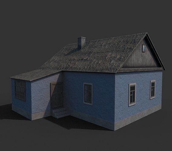 Village building II 3D model | CGTrader