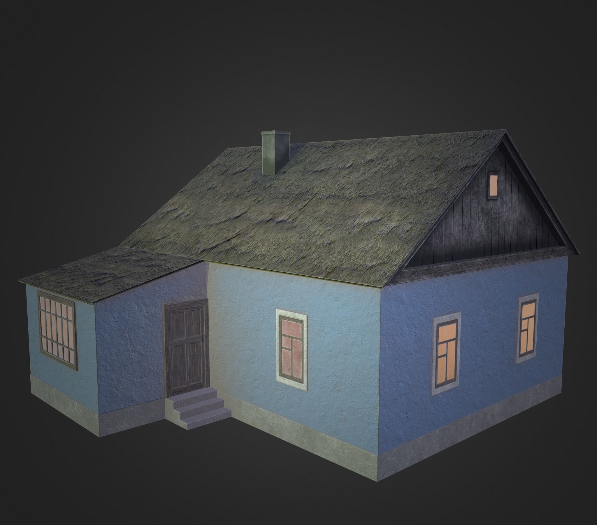 Village building II 3D model | CGTrader