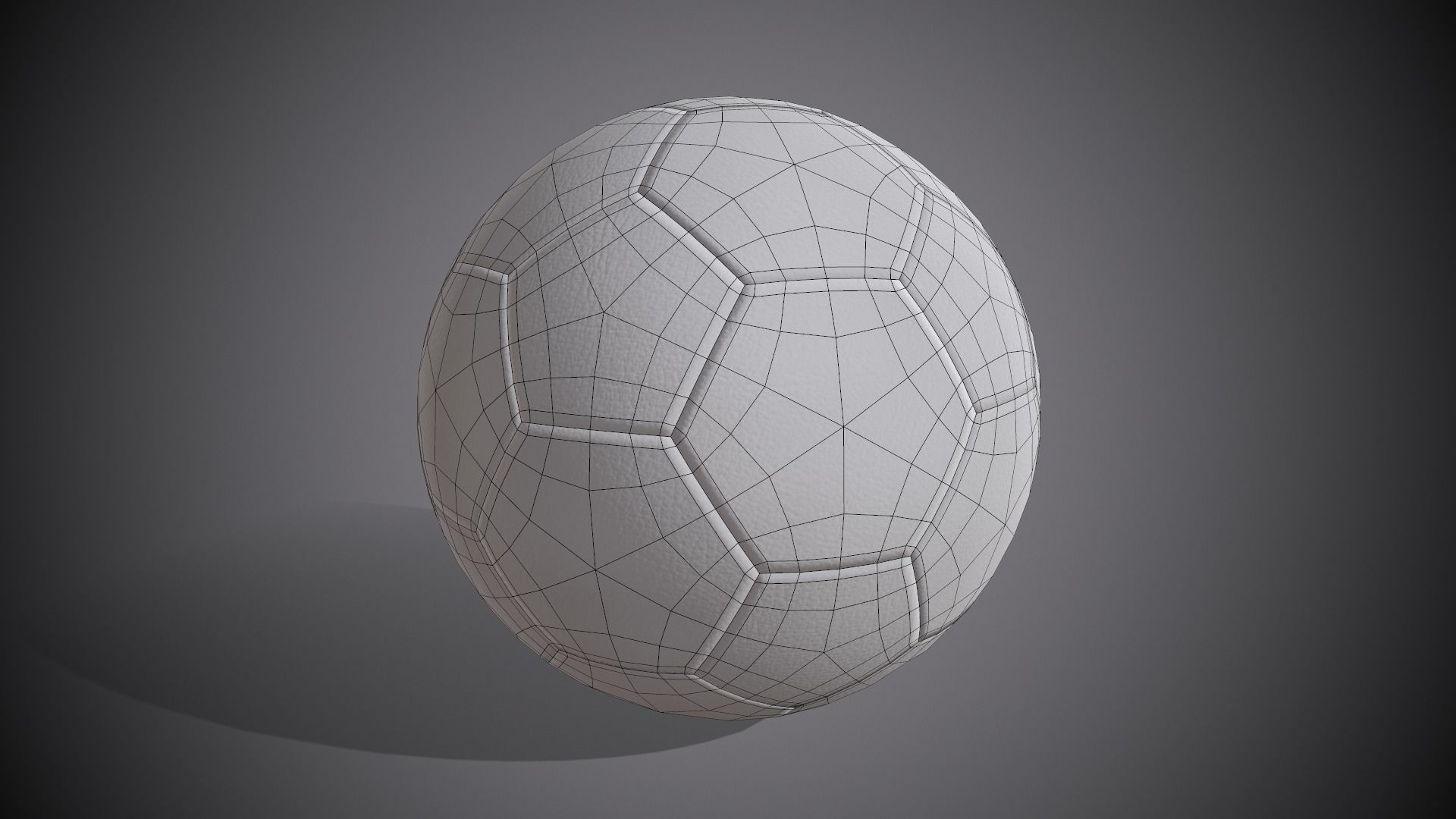 3D model Soccer Ball Black Leather Football VR / AR / low-poly | CGTrader