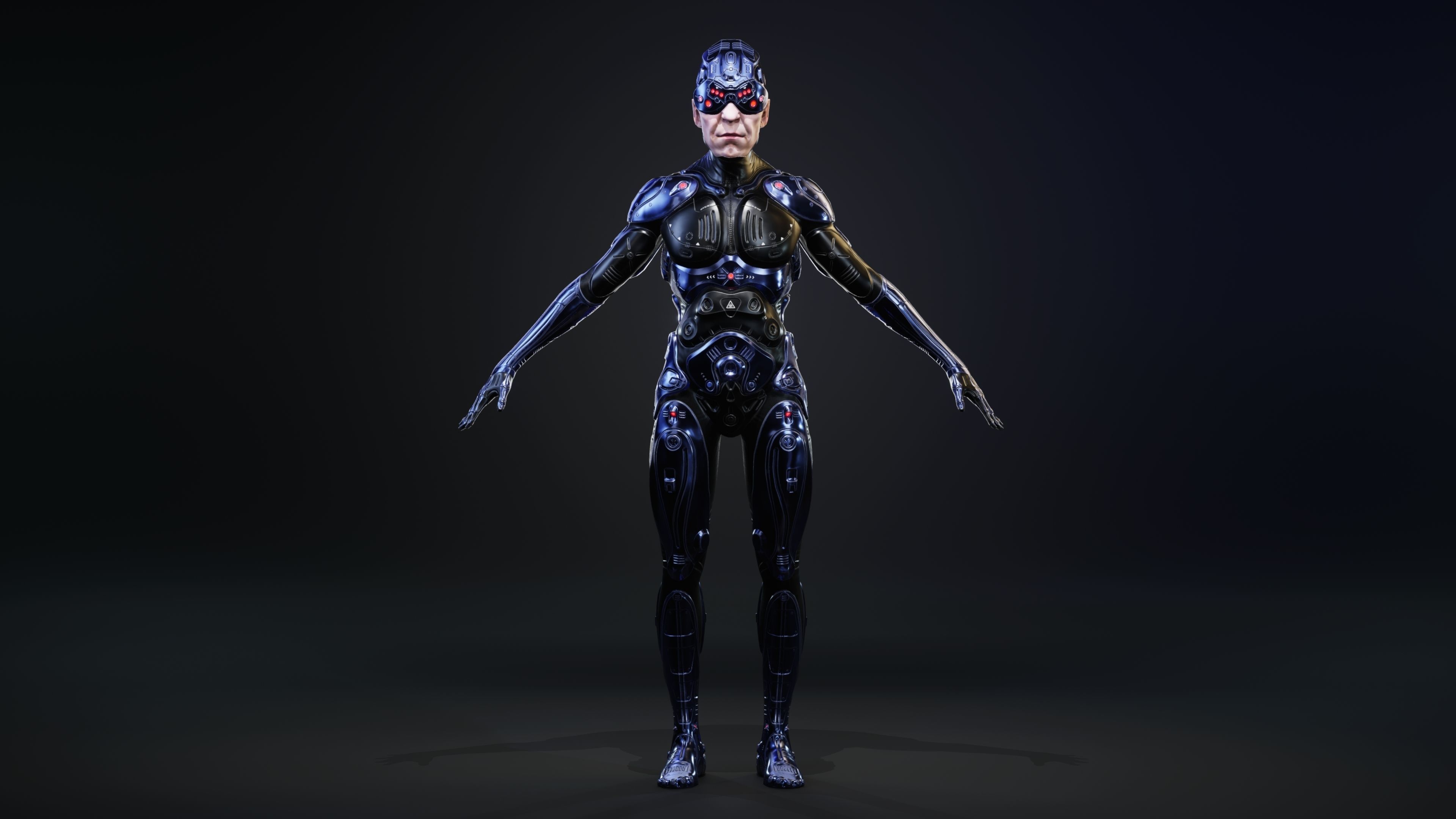 3D model Sci-Fi Robot-M5 VR / AR / low-poly | CGTrader