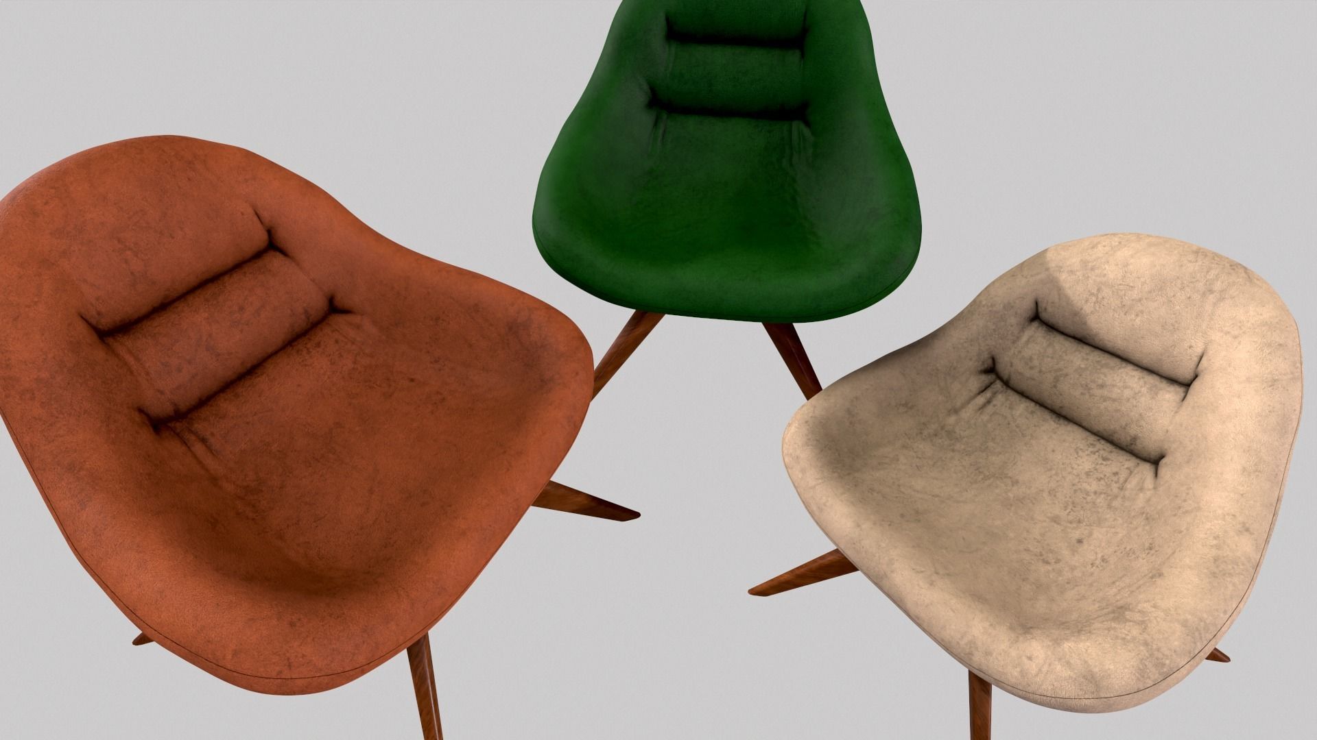 lounge puff chair free 3D model | CGTrader