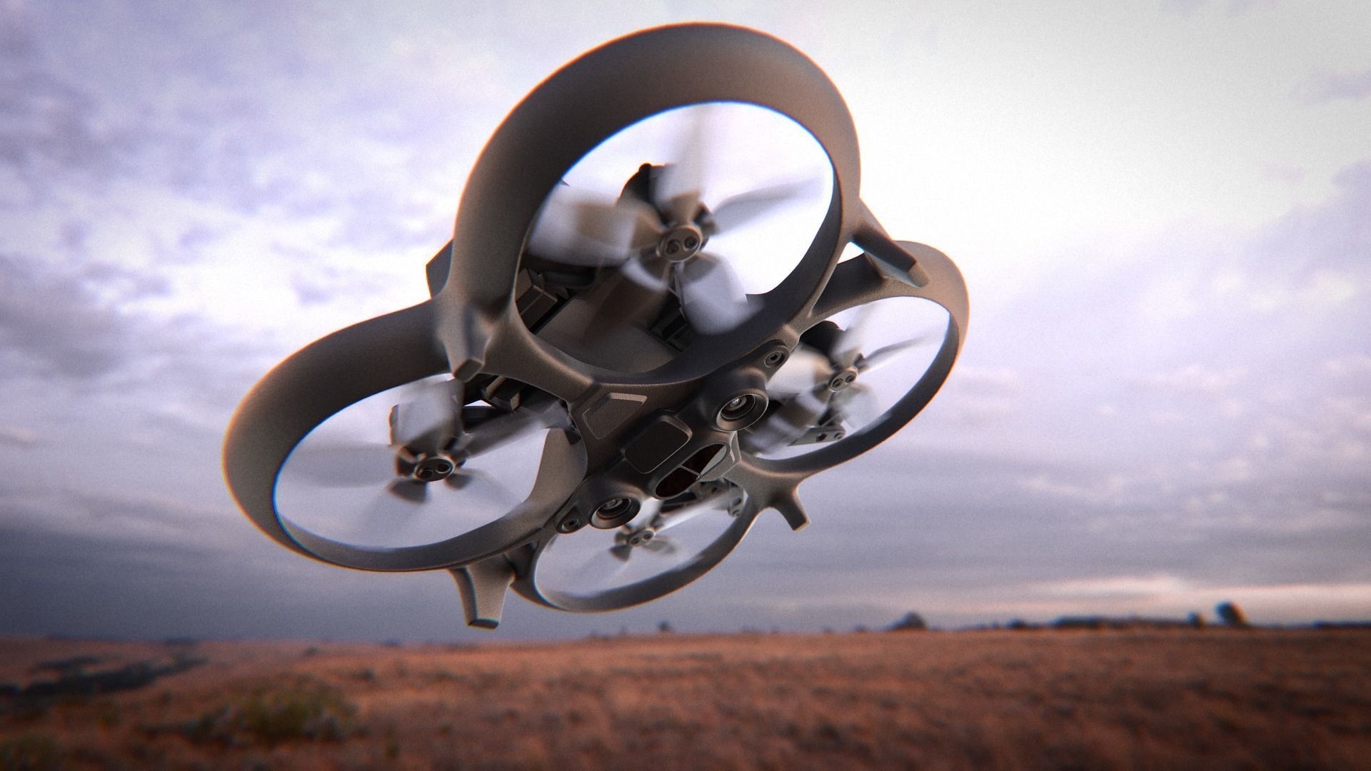 FPV Drone DJI Avata 3D model 3D model animated | CGTrader