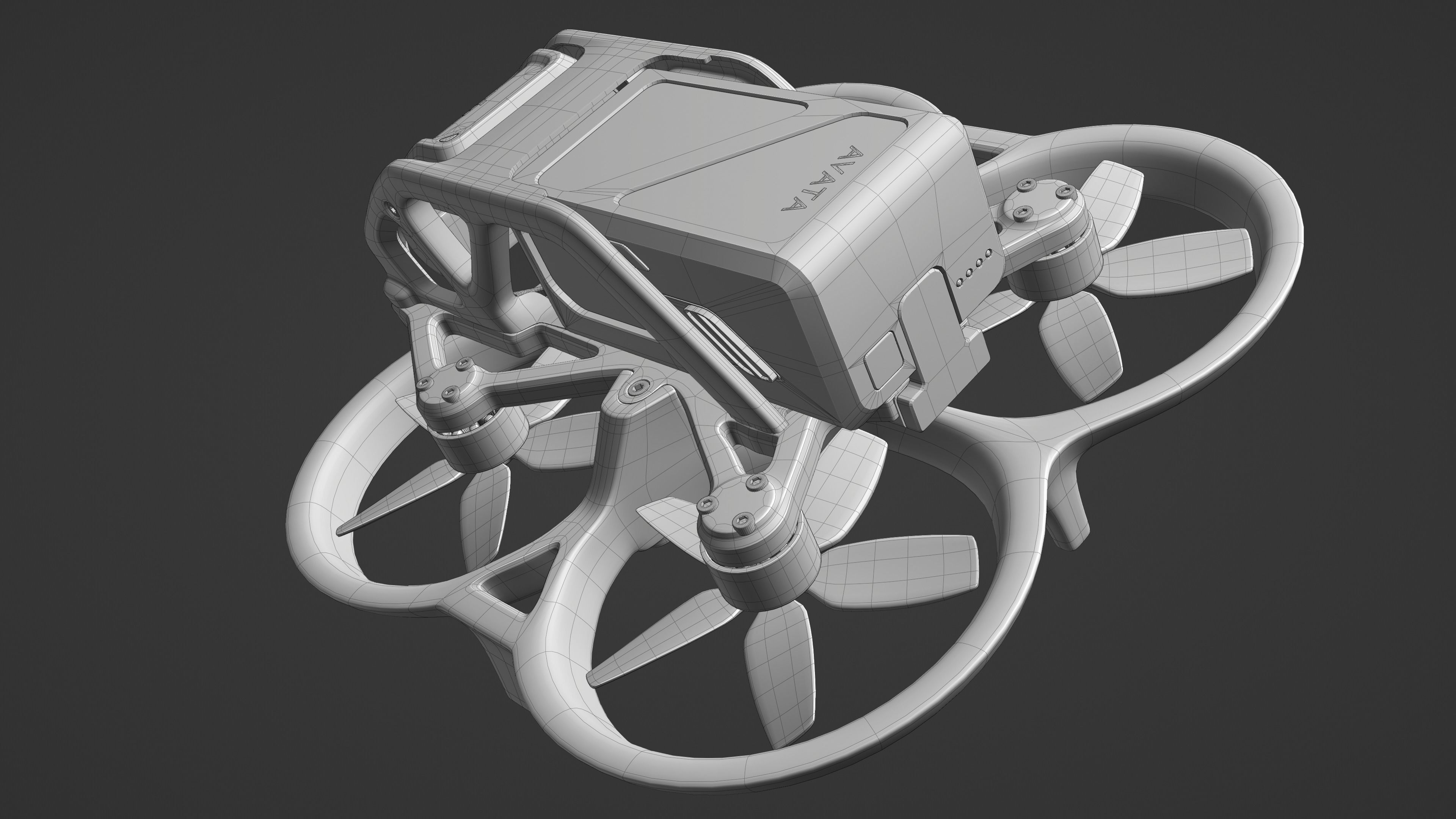 FPV Drone DJI Avata 3D model 3D model animated | CGTrader