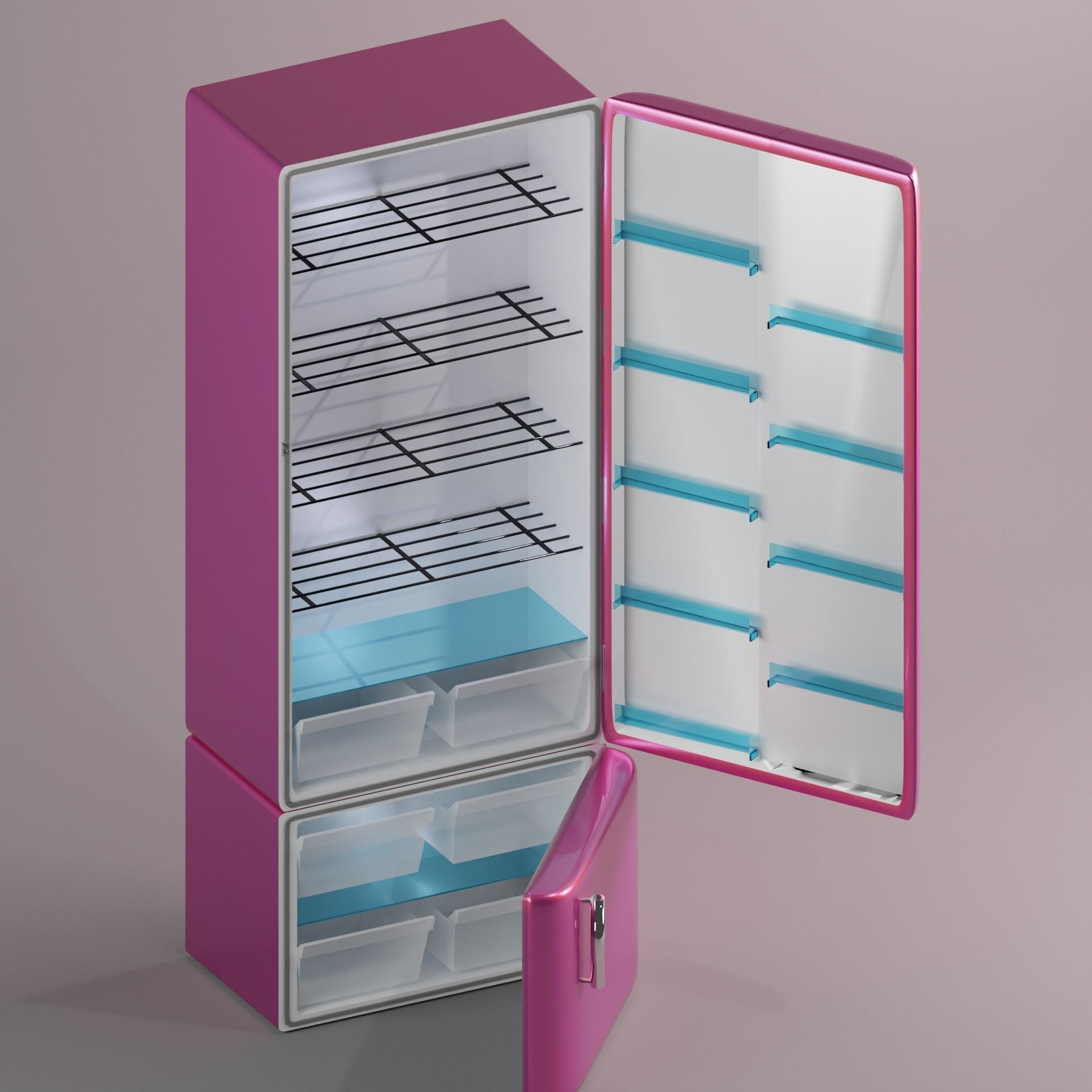 refrigerator 3D model | CGTrader