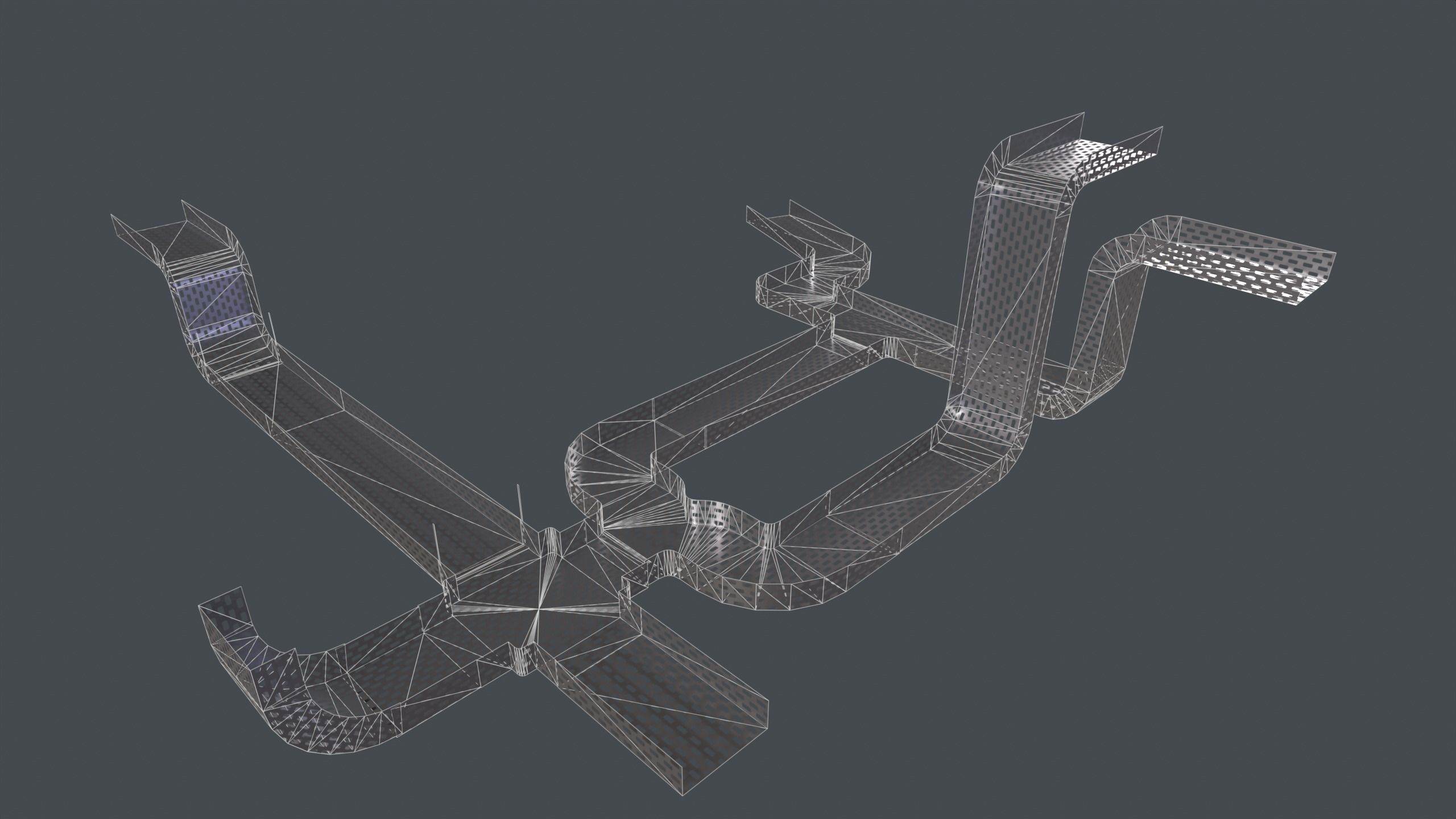 3D model cable tray VR / AR / low-poly | CGTrader