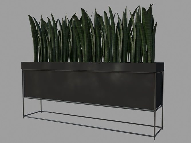 flowerbox planter free 3D model | CGTrader