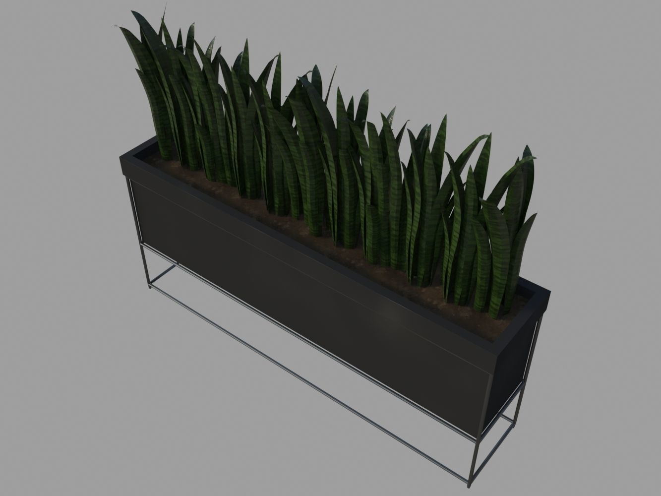 flowerbox free 3D model | CGTrader