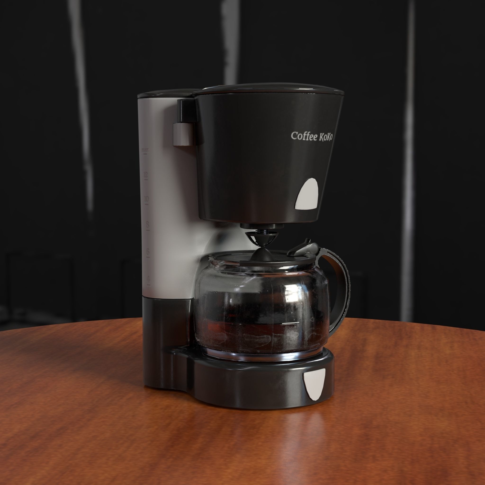 Coffee Brewer free VR / AR / low-poly 3D model | CGTrader