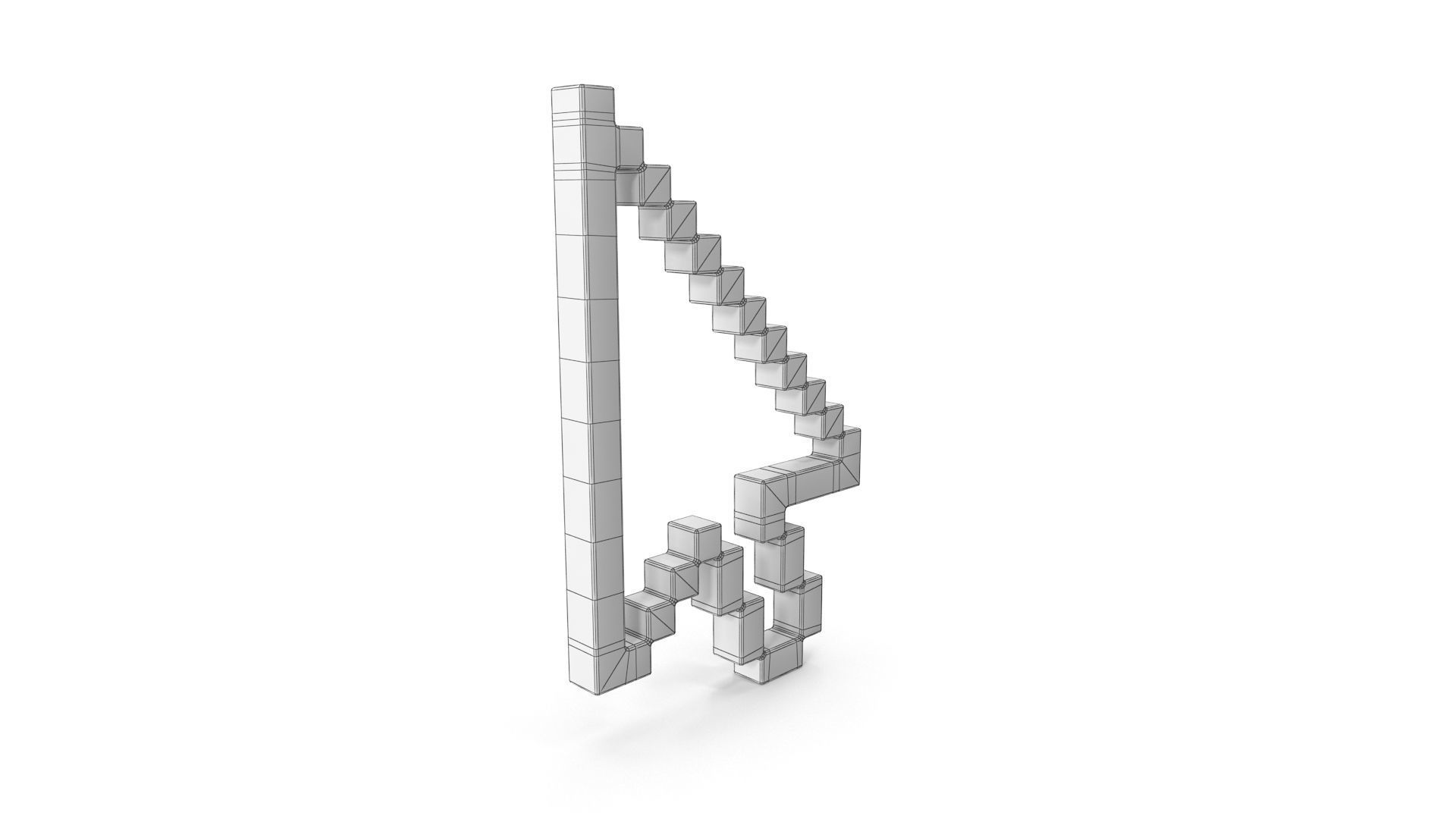 3D model Arrow Cursor Frame VR / AR / low-poly | CGTrader