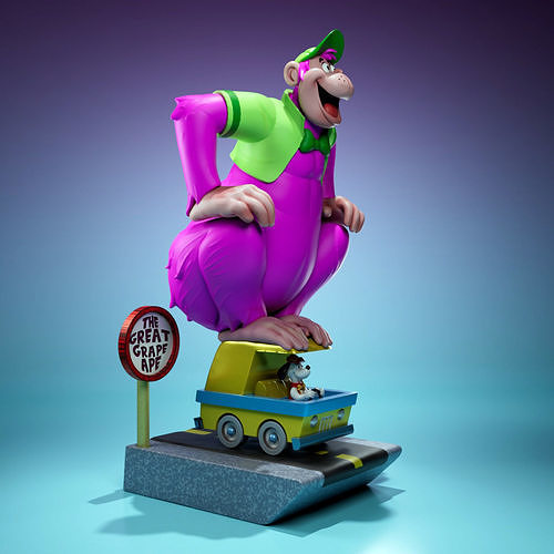 The Great Grape Ape 3D model 3D printable | CGTrader