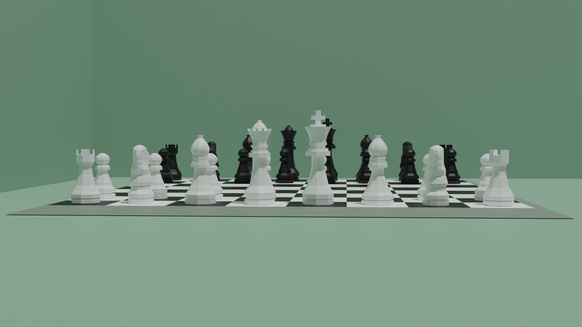 Complete Chess Set 3D model | CGTrader