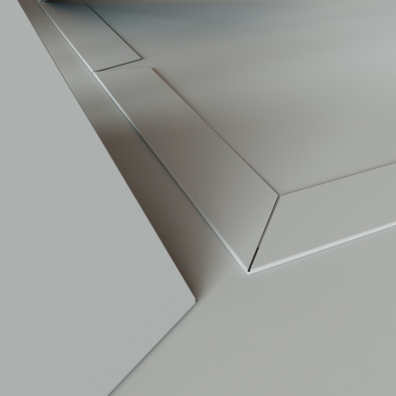 COLLAPSIBLE RIGED TRIANGLES BOX - Package 3D model 3D model | CGTrader