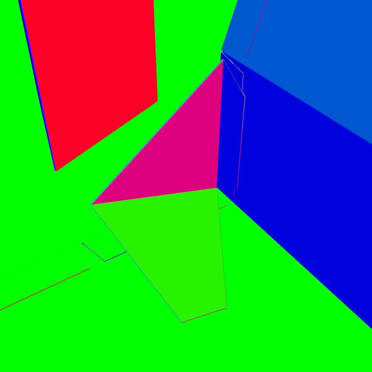 COLLAPSIBLE RIGED TRIANGLES BOX - Package 3D model 3D model | CGTrader