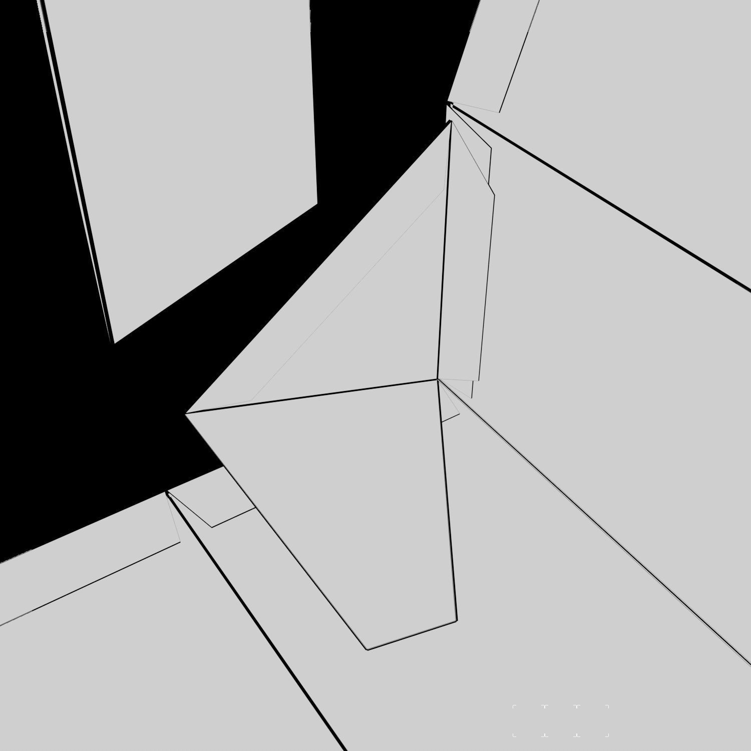 COLLAPSIBLE RIGED TRIANGLES BOX - Package 3D model 3D model | CGTrader