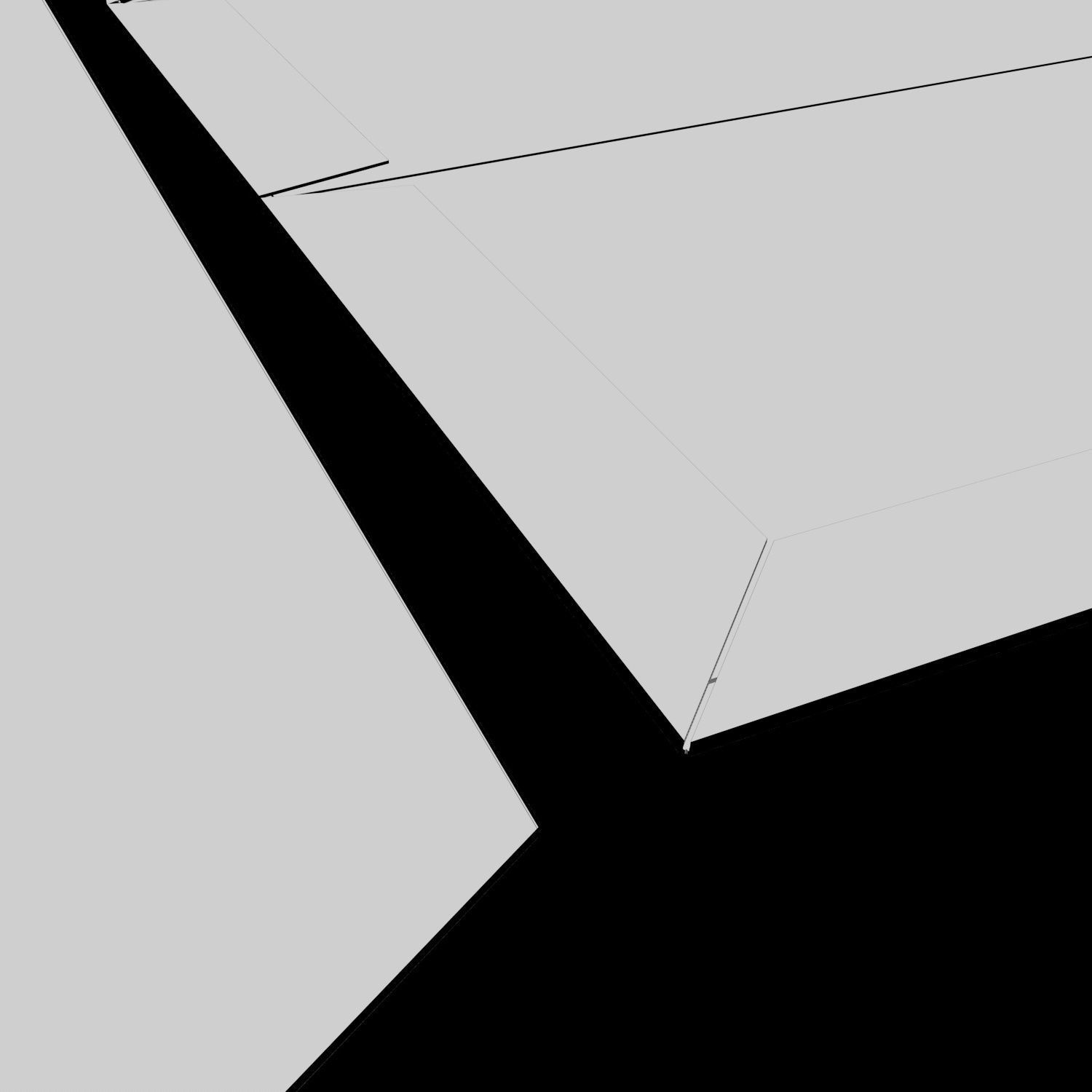 COLLAPSIBLE RIGED TRIANGLES BOX - Package 3D model 3D model | CGTrader