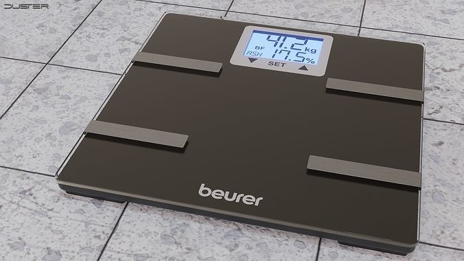 3D model Bathroom Scale VR / AR / low-poly | CGTrader