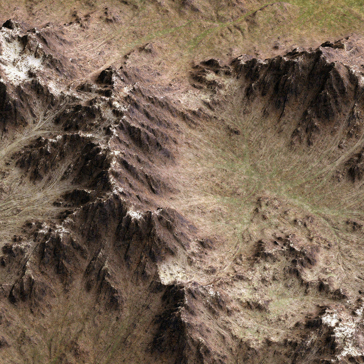 Mountains north erosion n2 3D model | CGTrader