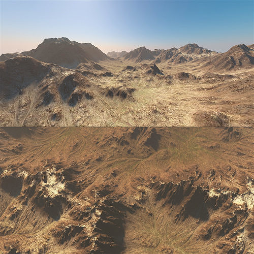 Mountains north erosion n2 3D model | CGTrader