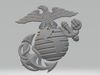 USMC EMBLEM - US ARMED FORCES 3D model 3D printable | CGTrader