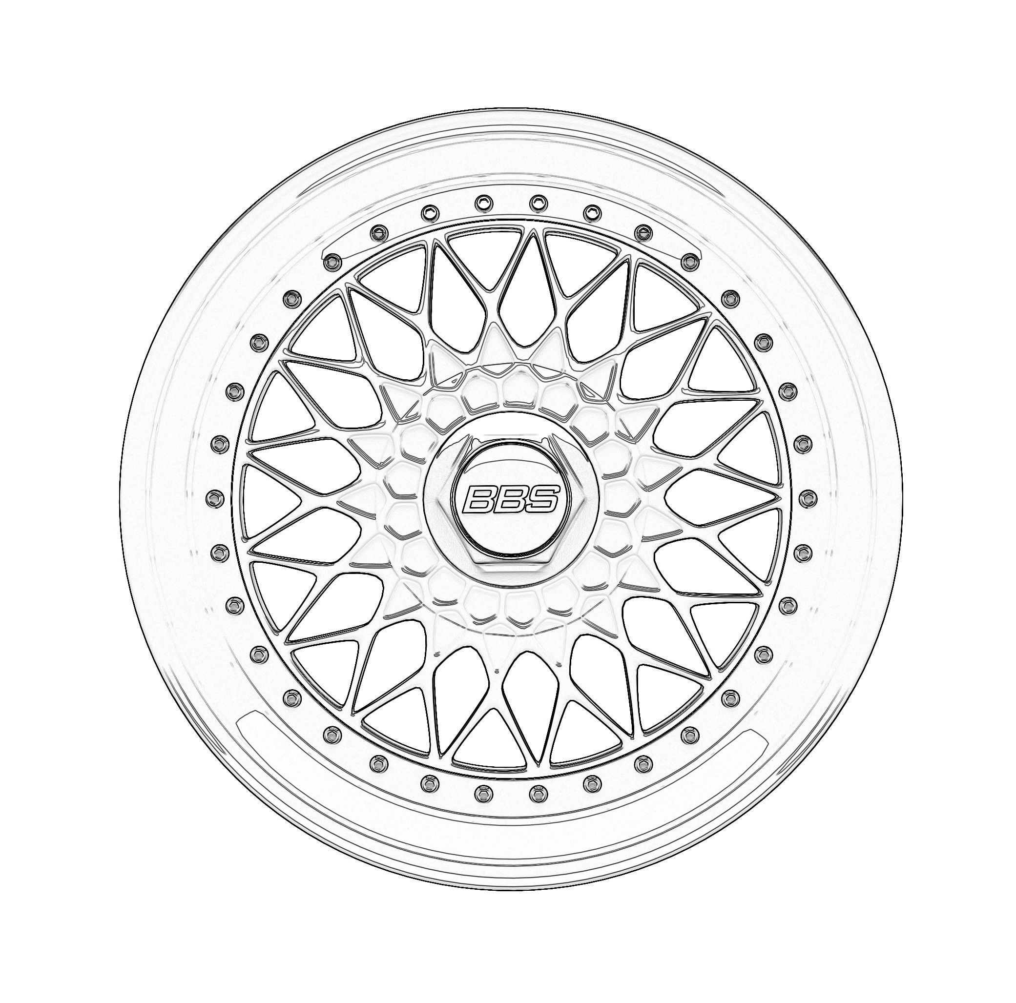 Luxury Rim BBS 3D model | CGTrader