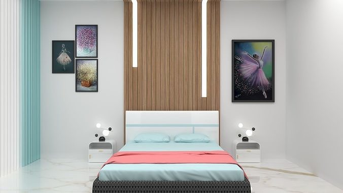 master bedroom 3D model | CGTrader