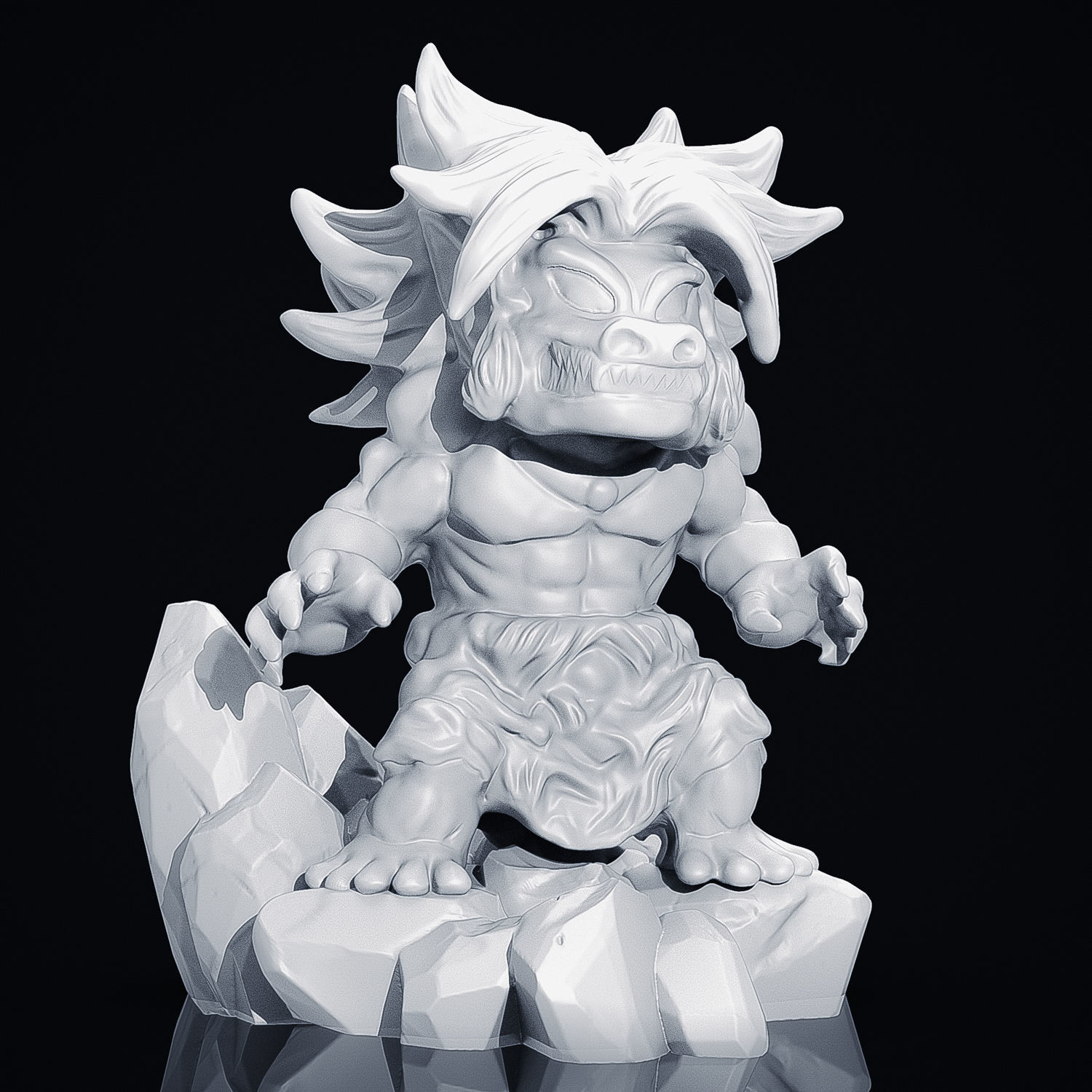 Kong Broly Dragon Ball 3D Printable free 3D model 3D printable | CGTrader
