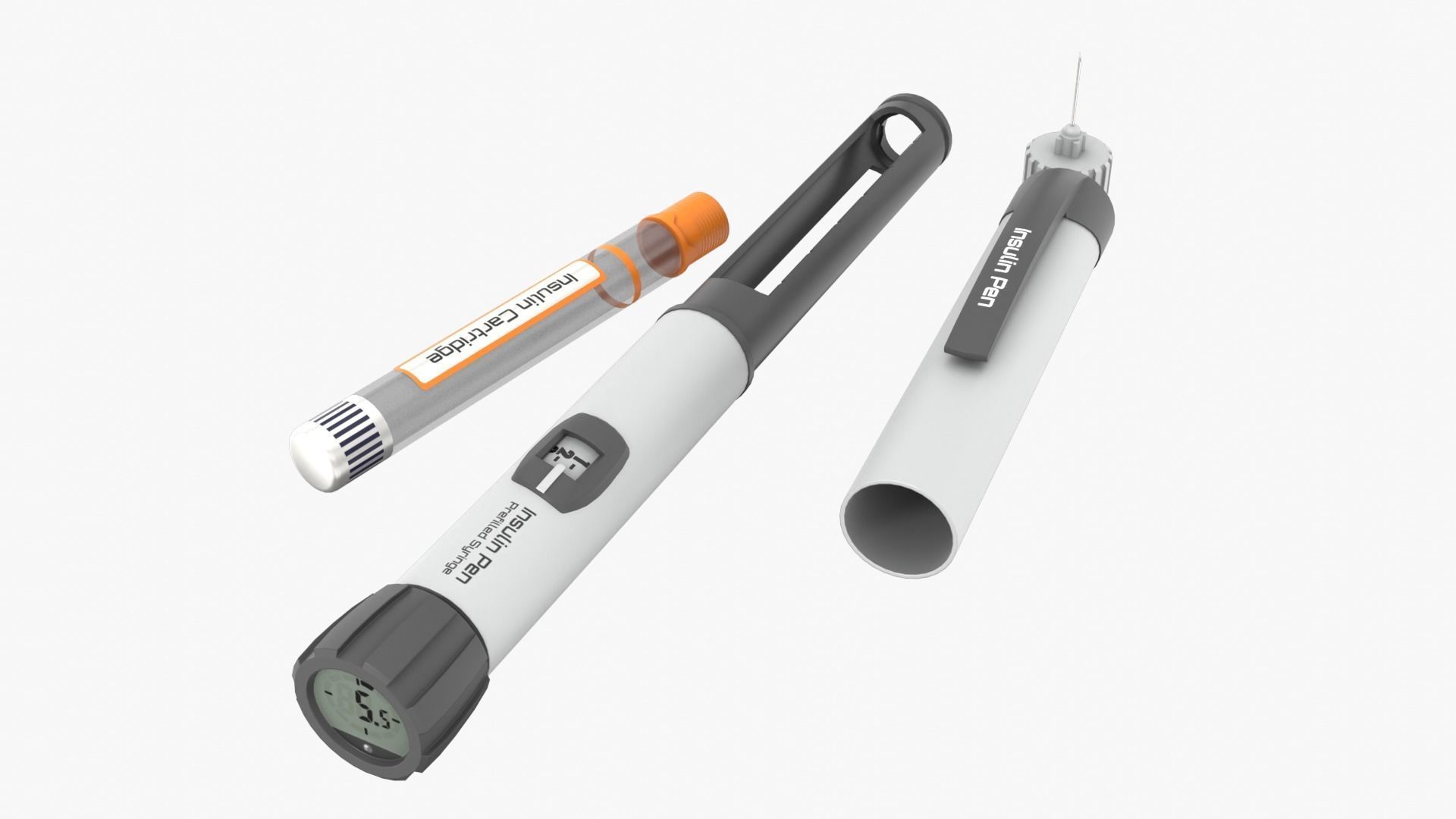 3D model Insulin Pen VR / AR / low-poly | CGTrader