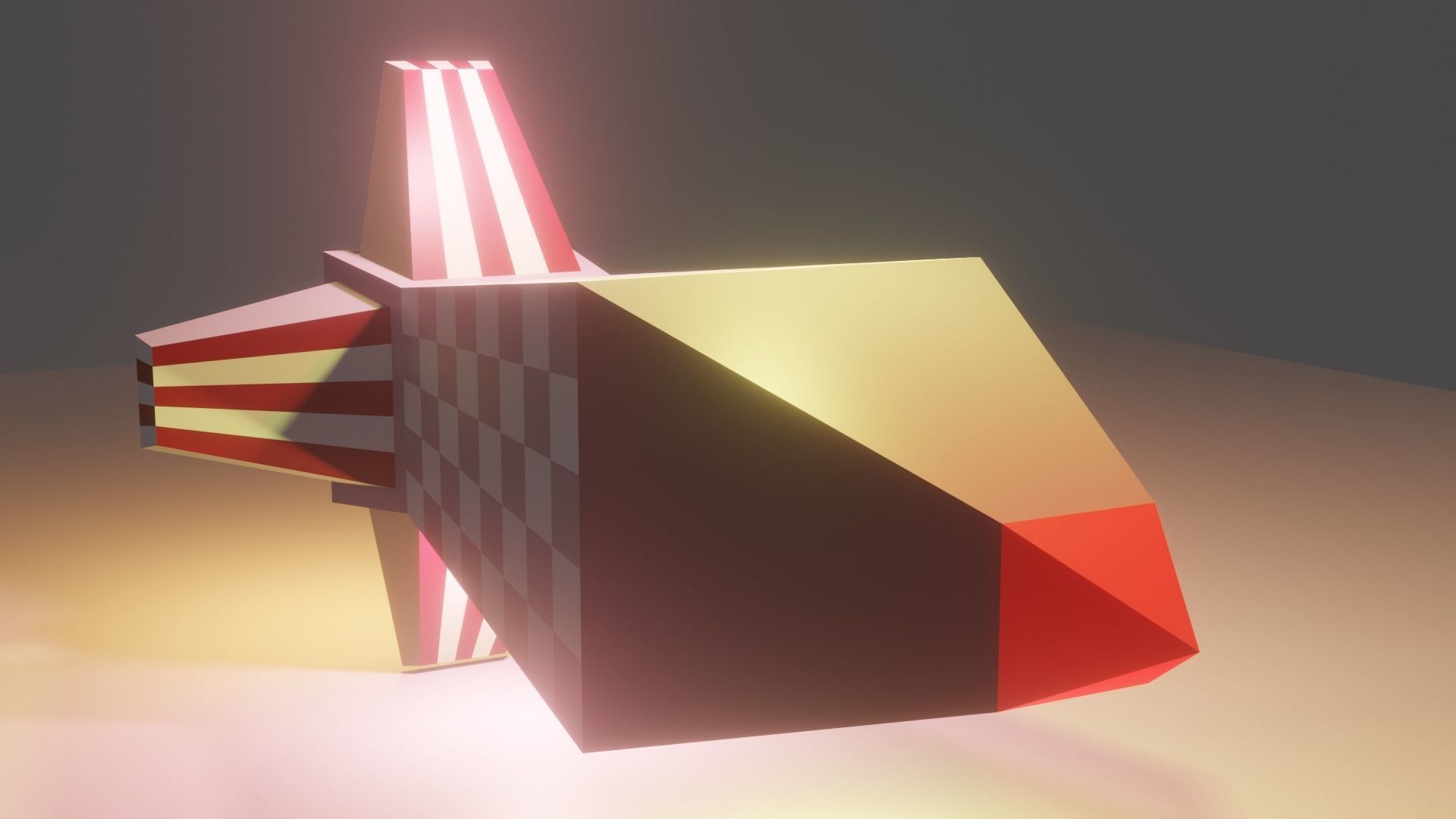 Low poly Missile for War games free VR / AR / low-poly 3D model | CGTrader