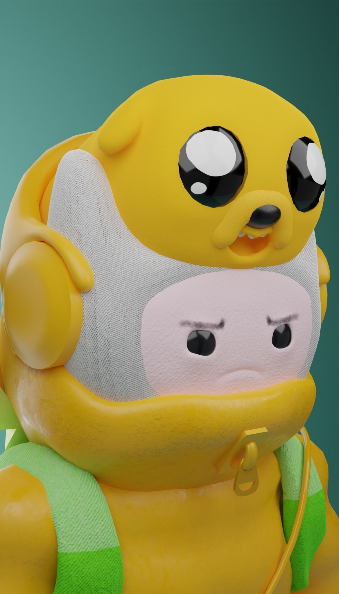 3D model Puff jake n lil finn VR / AR / low-poly | CGTrader