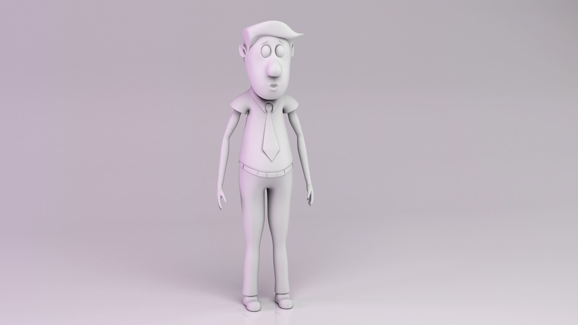 3D model 3d Cartoon man VR / AR / low-poly | CGTrader