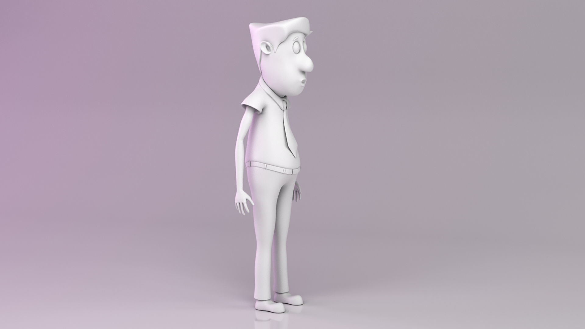 3D model 3d Cartoon man VR / AR / low-poly | CGTrader