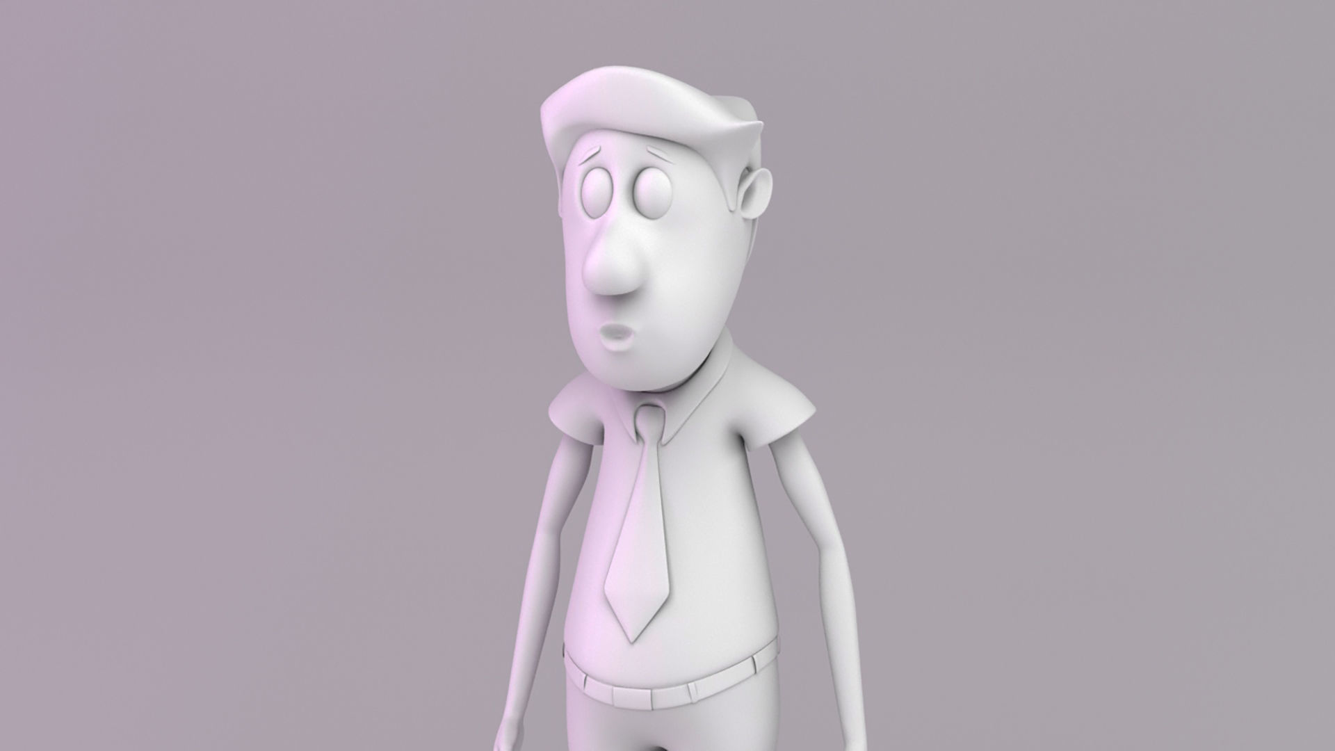 3D model 3d Cartoon man VR / AR / low-poly | CGTrader