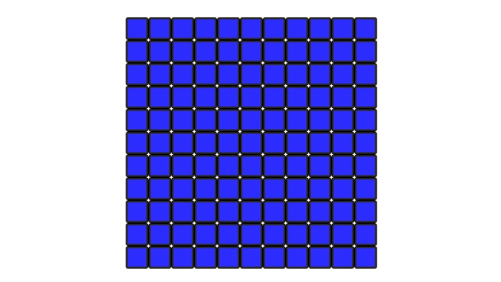 Rubiks Cube 11x11x11 Non Mixed 3D model | CGTrader
