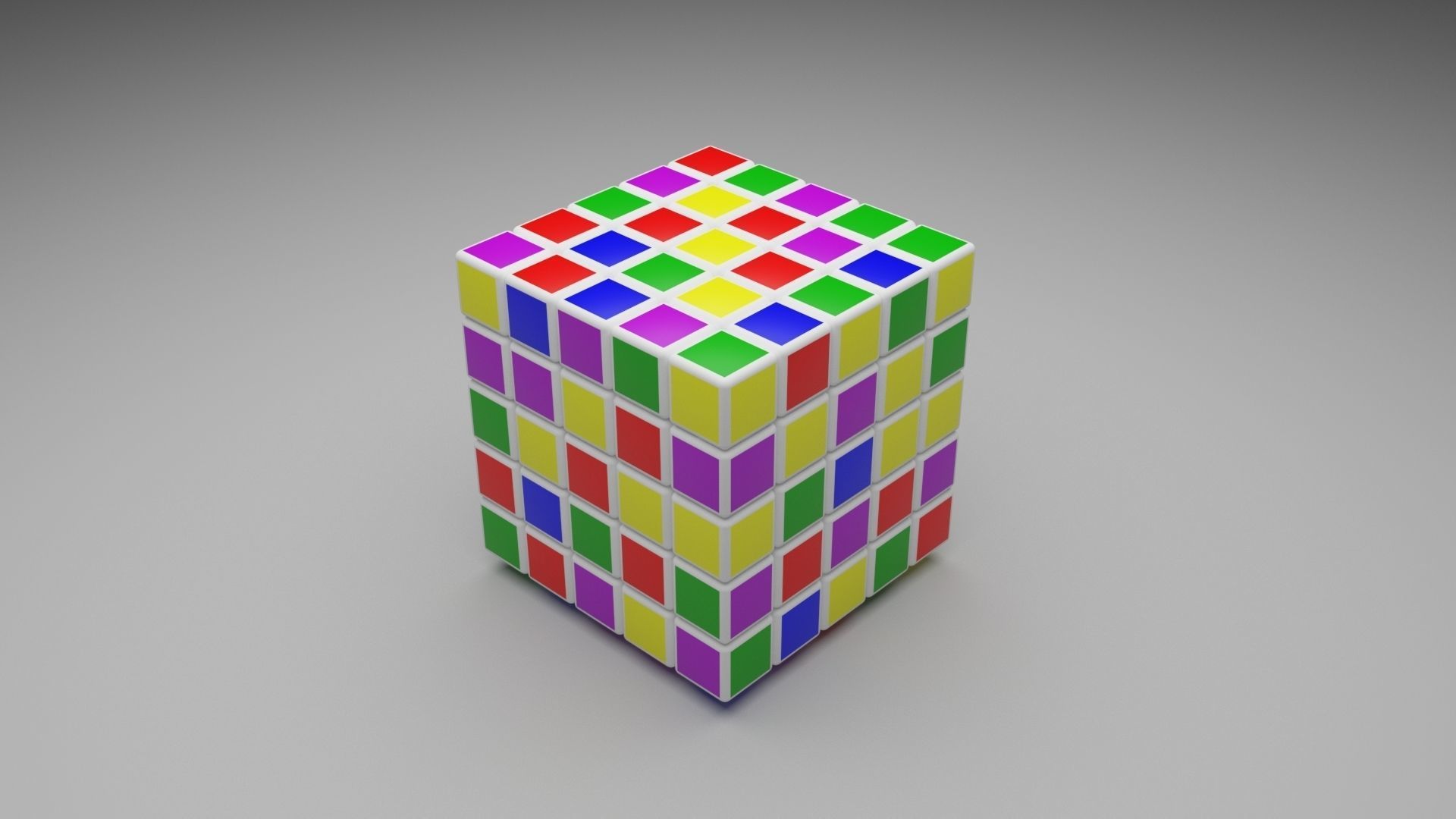 Rubiks Cube 5x5x5 3D model | CGTrader