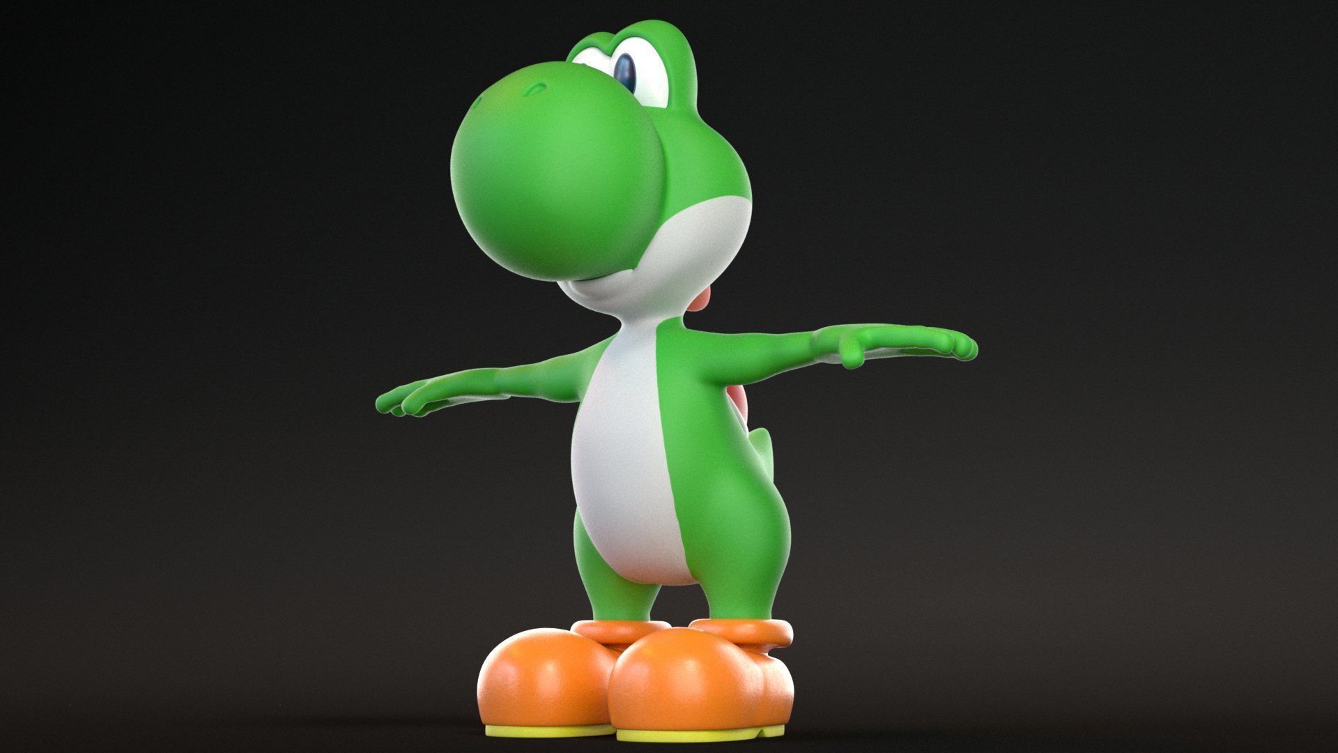 3D model Yoshi From Super Mario VR / AR / low-poly | CGTrader